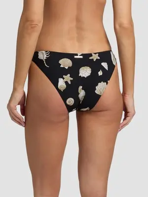 MILLY Margot Seashell Print Bikini Bottom - Multi