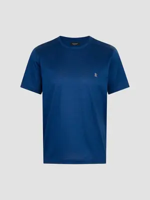 Stefano Ricci Logo Cotton T-shirt - Blue