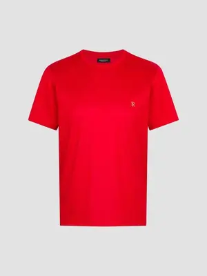 Stefano Ricci Logo Cotton T-shirt - Red