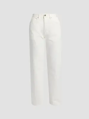 NILI LOTAN Briana Straight-fit Jeans - Cream