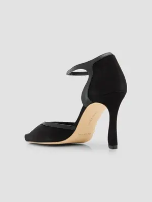 Manolo Blahnik Verdusan 90mm Suede Pumps