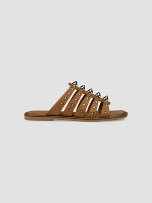 CHRISTIAN LOUBOUTIN Charja Mule Sandals - Terra