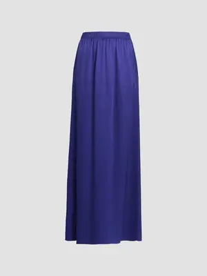 Giorgio Armani Silk Maxi Skirt - Amethyst