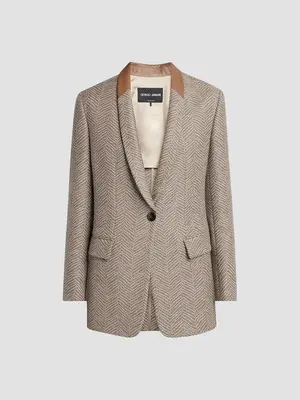Giorgio Armani Wool-cashmere Single-breasted Blazer