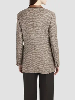 Giorgio Armani Wool-cashmere Single-breasted Blazer