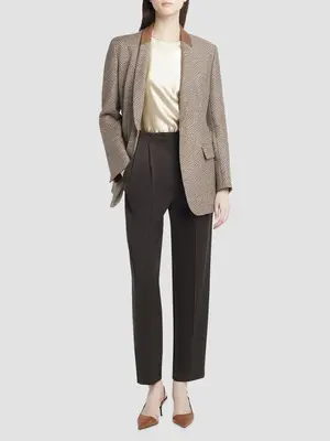 Giorgio Armani Wool-cashmere Single-breasted Blazer