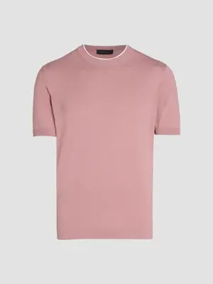 SAKS FIFTH AVENUE Cotton Knit T-shirt