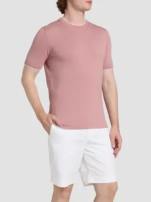 SAKS FIFTH AVENUE Cotton Knit T-shirt
