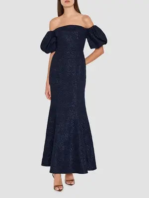MILLY Alexi Off-the-shoulder Mermaid Gown