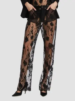 Kiki De Montparnasse Dominique Sheer Lace Pants