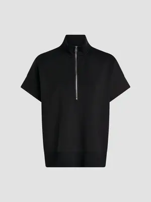 Varley Ritchie Short-sleeve Half-zip Pullover Black