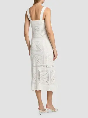 MILLY A Knit Midi-dress
