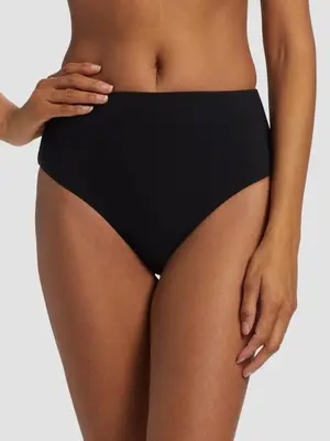 Kiki De Montparnasse Lace-up High-waist Bikini Bottom