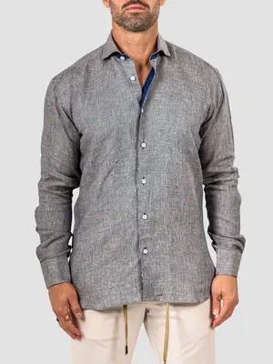 MACEOO Eins Marthyr Linen Shirt