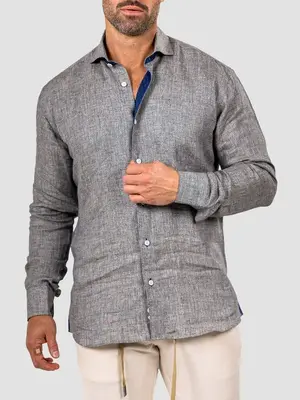 MACEOO Eins Marthyr Linen Shirt