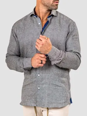 MACEOO Eins Marthyr Linen Shirt