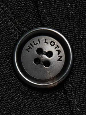 NILI LOTAN Marin Wool-blend Trench Coat