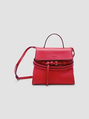 Moschino Tie Me Strappy Top Handle Bag