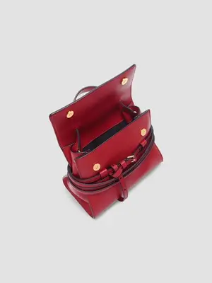 Moschino Tie Me Strappy Top Handle Bag