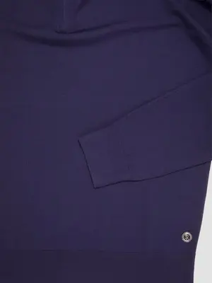 Stefano Ricci Wool Polo Sweater - Blue