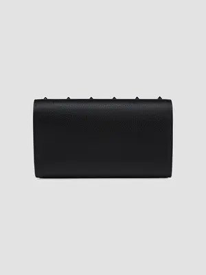 CHRISTIAN LOUBOUTIN Paloma Grained Calf Leather Chain Wallet