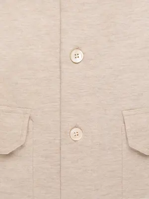 Stefano Ricci Cashmere Pocket Shirt - Beige