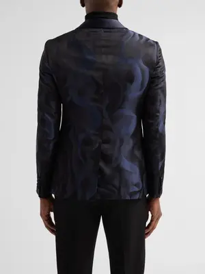 Pal Zileri Abstract Print Cotton-blend Jacket