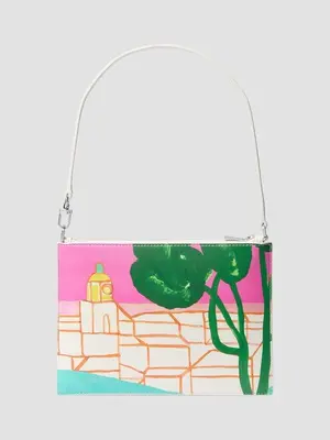 Michael Kors Landscape Printed Wristlet
