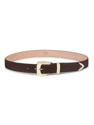 Khaite Benny Suede Belt