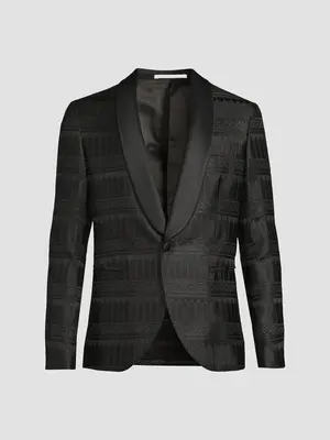 Pal Zileri Silk-blend Single-breasted Dinner Jacket - Black