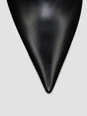 CHRISTIAN LOUBOUTIN Miss Z 80mm Leather Zipped Booties