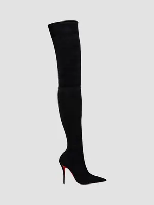 CHRISTIAN LOUBOUTIN Miss Z 100mm Botta Alta Knee High Boots