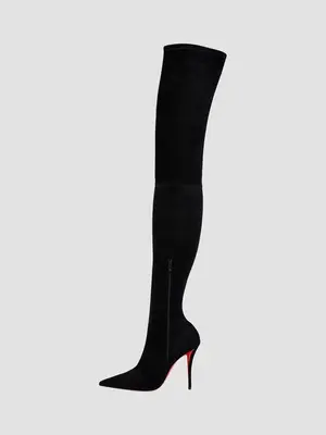 CHRISTIAN LOUBOUTIN Miss Z 100mm Botta Alta Knee High Boots
