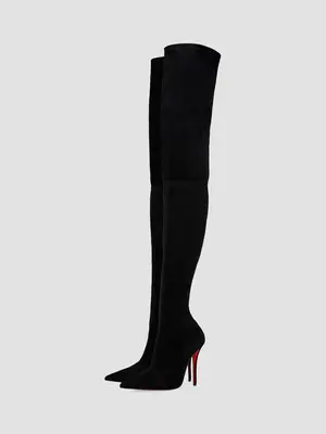 CHRISTIAN LOUBOUTIN Miss Z 100mm Botta Alta Knee High Boots