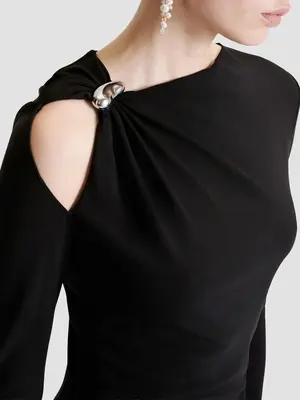 Marella Jersey Dress With Asymmetric Detail