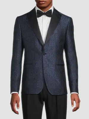 Pal Zileri Paisley Silk-blend Single-breasted Dinner Jacket
