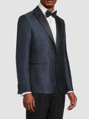 Pal Zileri Paisley Silk-blend Single-breasted Dinner Jacket