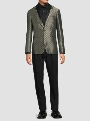 Pal Zileri Geometric Single-breasted Dinner Jacket