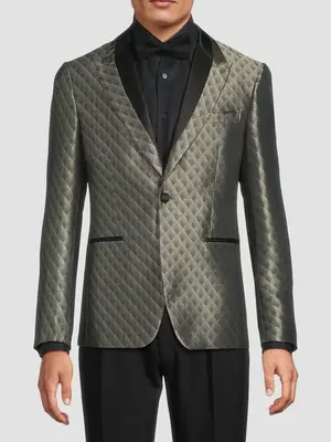 Pal Zileri Geometric Single-breasted Dinner Jacket