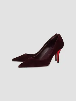 CHRISTIAN LOUBOUTIN Miss Z 80mm Pumps - Cafe