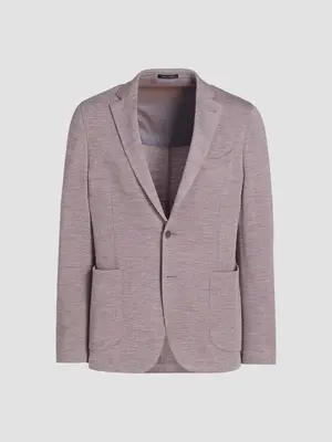 SAKS FIFTH AVENUE Wool-cashmere Sport Coat - Pink