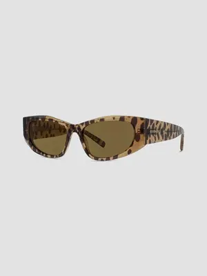 Givenchy Gv Day 56mm Geometric Sunglasses - Brown
