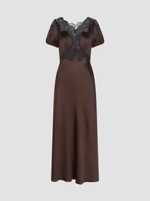 Hill House Home The Oakley Dress Chocolate