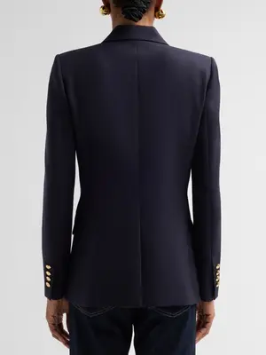 NILI LOTAN Bruni Wool Double-breasted Blazer