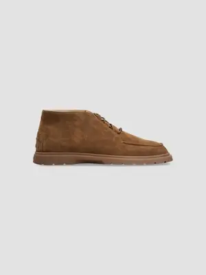 TOD'S Suede Desert Boots - Dark Brown