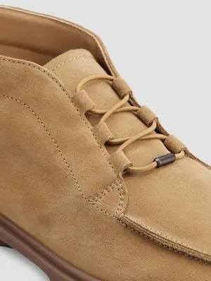 TOD'S Suede Desert Boots - Light Beige