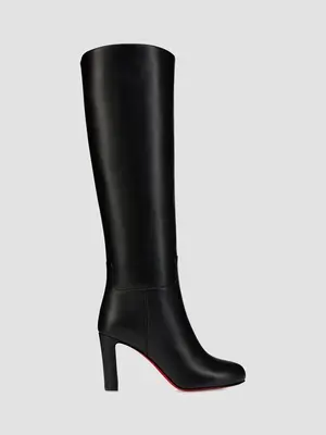 CHRISTIAN LOUBOUTIN Loo Botta Leather Boots