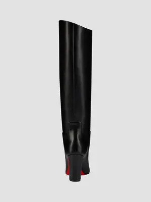CHRISTIAN LOUBOUTIN Loo Botta Leather Boots
