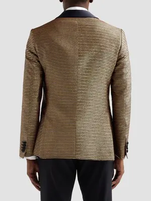 Pal Zileri Metallic Striped Dinner Jacket
