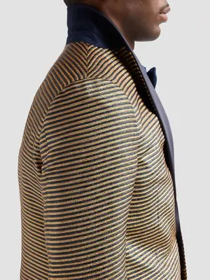 Pal Zileri Metallic Striped Dinner Jacket